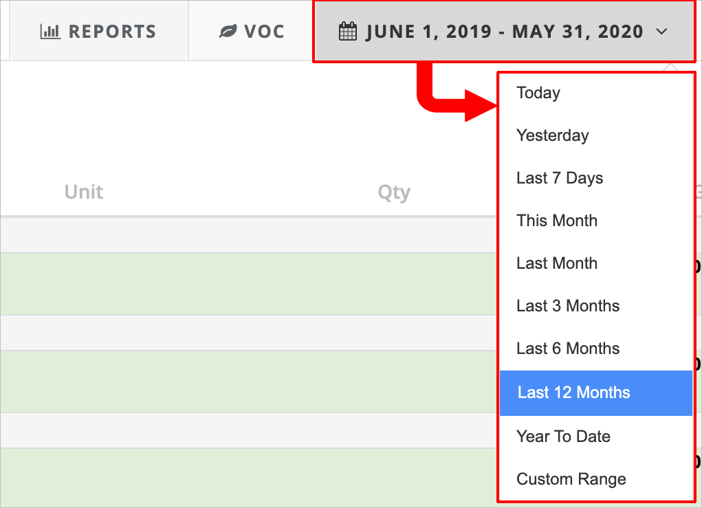 VOC Reports – Skyline Support