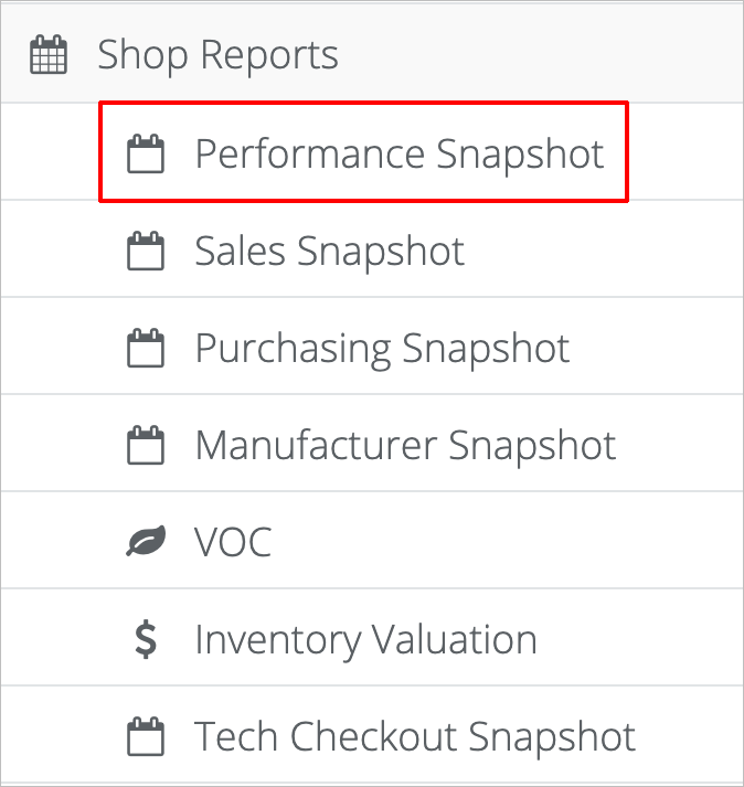 Performance Snapshots – Skyline Support